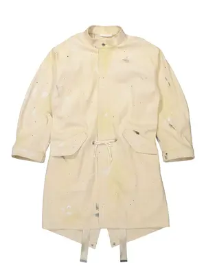 Helmut Lang Paint Splatter-effect Parka - Neutrals