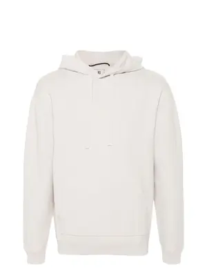Boggi Milano Technical-jersey Hoodie - Grey
