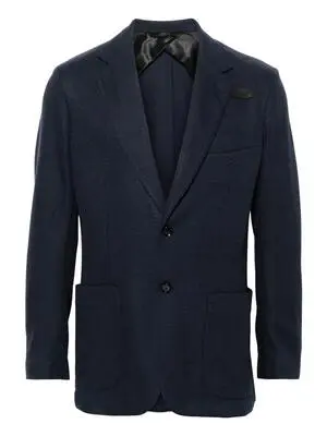 Brioni Knitted Blazer - Blue
