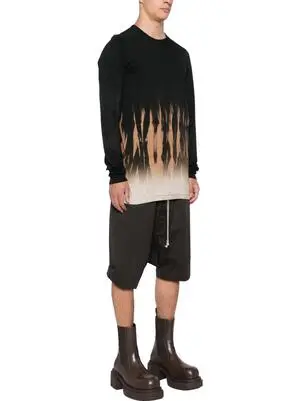Rick Owens Abstract-print T-shirt - Black