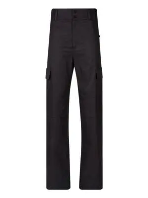 Saint Laurent Straight-leg Cargo Trousers - Grey