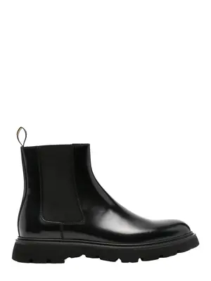DOUCAL'S Leather Chelsea Boots - Black