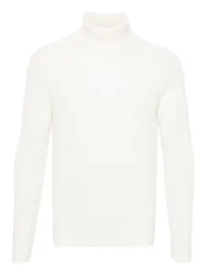 ZANONE Ribbed-knit Sweater - White