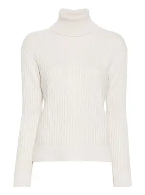 Eleventy Roll-neck Jumper - Neutrals