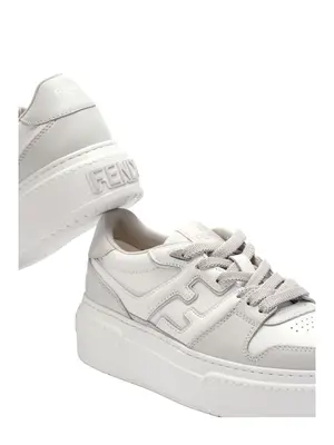 FENDI FENDI Match Leather Sneakers