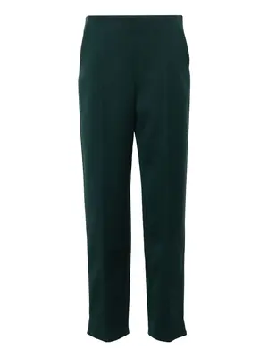 Giorgio Armani Straight-leg Wool Trousers - Green