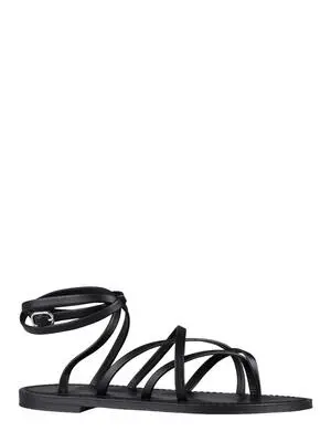K.JACQUES Zeno Leather Sandals - Black
