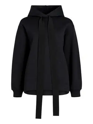 PATOU Archive Grosgrain Hoodie - Black