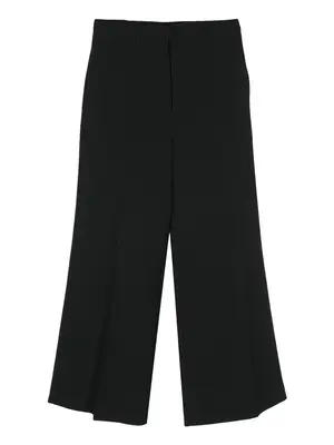 LOW CLASSIC Wide Leg Trousers - Black
