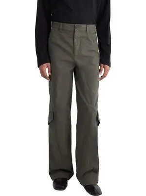 Dries Van Noten Paxford Cotton Cargo Pants - Grey
