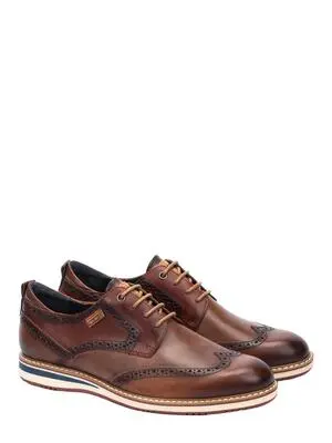 Pikolinos Avila Wingtip Derby - Cuero