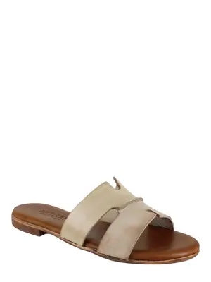 ARTISAN CRAFTED BY ZIGI Artisan Crafted By Zigi Allony Leather Flat White Cream