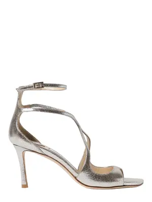 JIMMY CHOO Jimmy Choo Strappy Heeled Sandals Gold