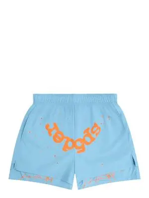 SP5DER Og Web Double Layer Short - Light Blue