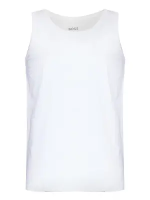 BOSS Cotton-jersey Vest Pack - White