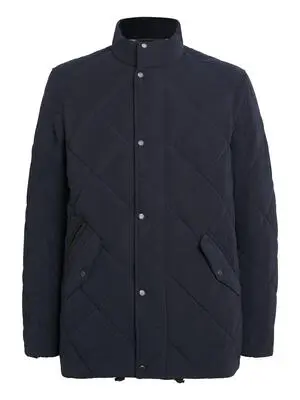 Barbour Winter Chelsea Quilted Jacket - Navy