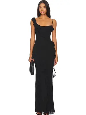 Majorelle Teagan Gown - Black