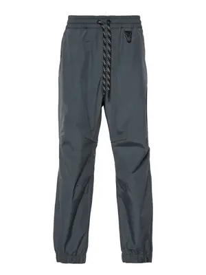 Moncler Logo-embossed Track Pants - Grey