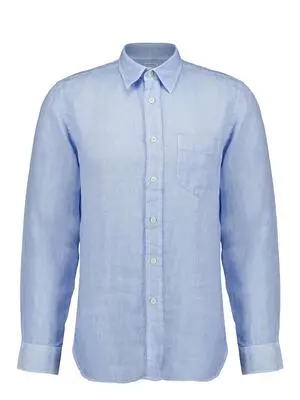 120% Lino Linen Shirt - Blue