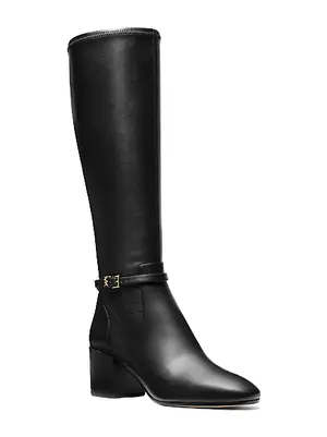 Michael Kors Ella Block Heel Boot - Black