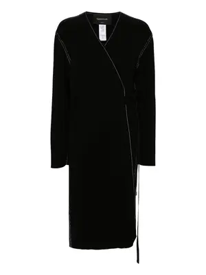 Fabiana Filippi Merino Wool Coat - Black