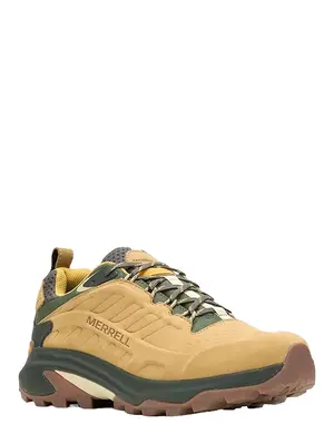 Merrell Merrell Moab Speed 2 Leather Waterproof Athletic Shoes Tan