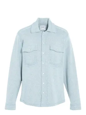 BARRIE Knitted Overshirt - Blue