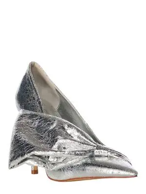 AZALEA WANG AZALEA WANG Geovanni Pointed Toe Pump Silver