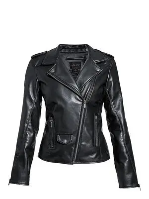 AS By DF Recycled Leather Jacket - Black