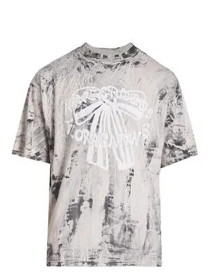 Acne Studios Exford U Bow Logo Cotton T-shirt - Black