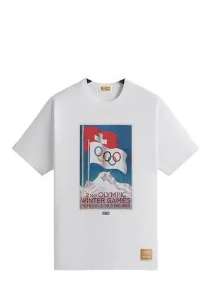 Kith Olympics Heritage St. Moritz 1928 Vintage Tee Shirt - White