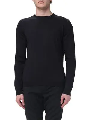 Giorgio Armani Wool Crew Neck Pullover - Black