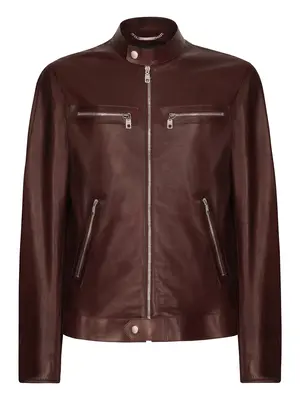 Dolce & Gabbana Leather Jacket - Multicolor