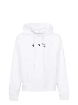 Off-White Negative Mark Skate Hoodie - White/black