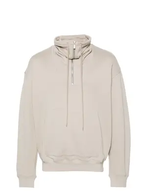 Helmut Lang Funnel-neck Sweatshirt - Grey