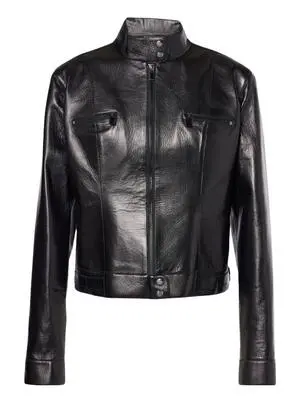 MAGDA BUTRYM Leather Biker Jacket