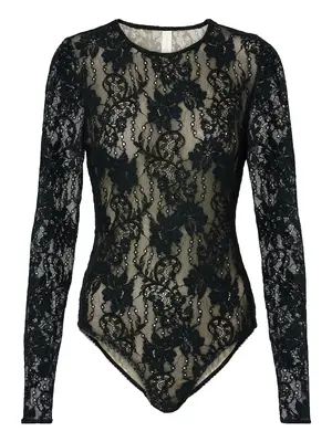 Zimmermann Lace Bodysuit - Black