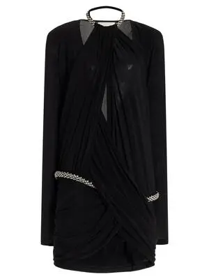 Isabel Marant Étoile Belindi Draped Mini Dress - Black