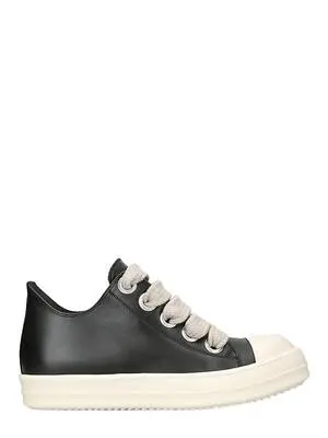 RICK OWENS Rick Owens Jumbo Lace Low-Top Leather Trainers