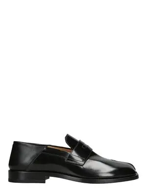 MAISON MARGIELA Leather Tabi Loafers - Black