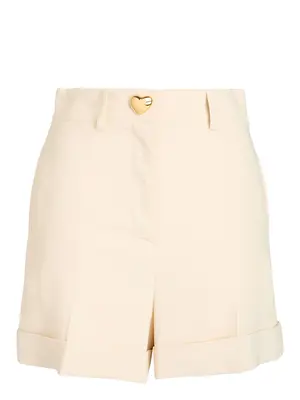 Moschino Crepe Shorts - Beige