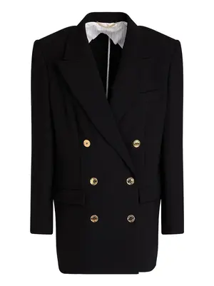 MOSCHINO Moschino Twill Double-Breasted Blazer