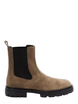 Hogan H673 Chelsea Ankle Boots - Brown