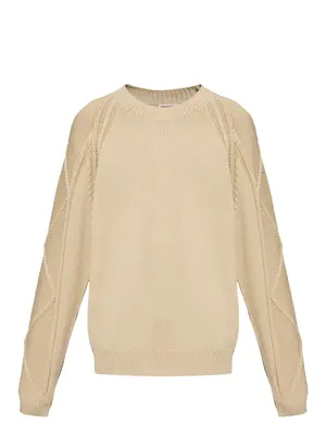 Kenzo Boke Flower Appliqué Jumper - Neutrals