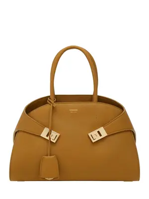 FERRAGAMO Small Hug Tote Bag - Brown