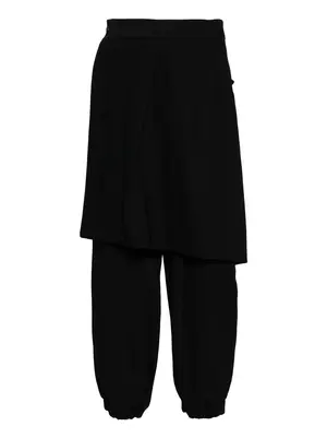 SONGZIO SONGZIO Layered Cropped Trousers