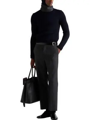 Prada Hooded Wool Jumper - Blue