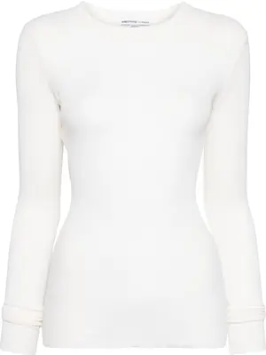 JAMES PERSE Long-sleeve Ribbed Sweater - Neutrals