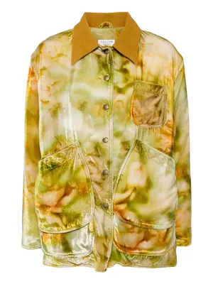 Collina Strada Molten Floral Jacket - Gold