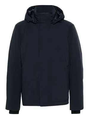 Woolrich Detachable-hood Jacket - Blue
